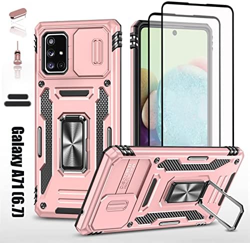 LMDAMZ Heavy Duty Case for Samsung Galaxy A71(5G), Military Grade Dual ...