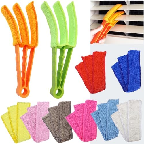 Amazon.com: Pack of 2, Blind Cleaner 7 Finger Dusting Cleaner Tool for ...