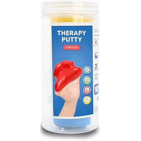 Amazon.com: Vive Therapy Putty (4 Pack) - for Hand, Finger, Grip ...