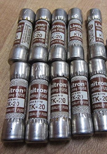 Bussmann KTK-20 Fuse Limitron KTK20 (Pack of 10): Amazon.com: Tools ...
