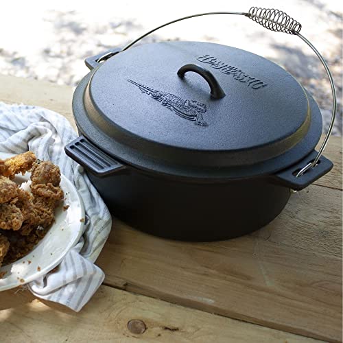 Bayou Classic La friteuse de poulet en fonte pré-enduite de 10 l ...