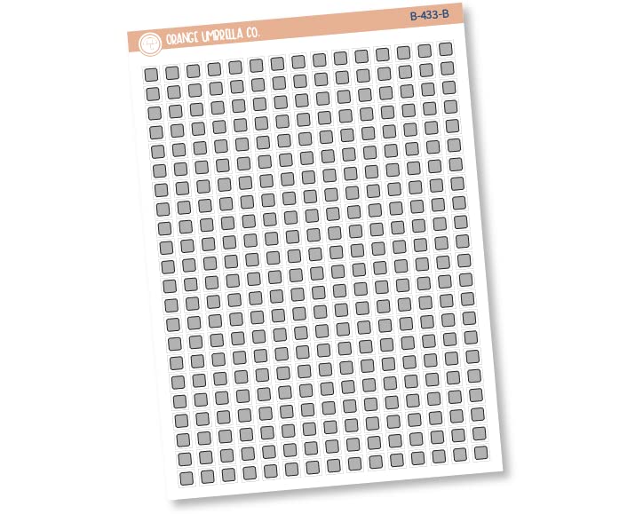 Amazon.com: Single Individual Checkbox Planner Stickers, Square Check ...
