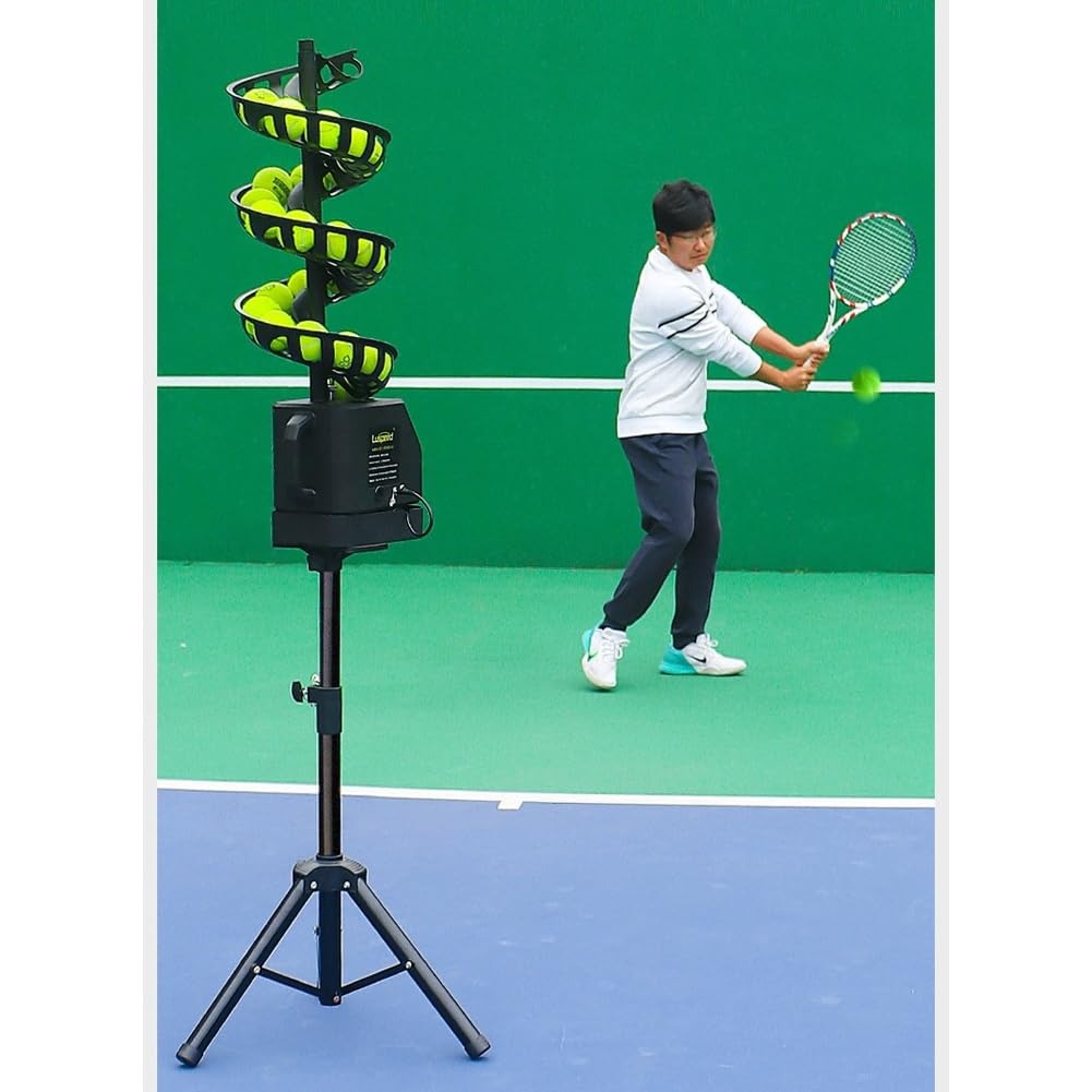 Amazon | テニス自動球出し機 ソフトテニス 練習器具 テニス ボール
