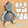 Amazon.com: Memory Bear Template Ruler Set 10 PCS Acrylic Memory Bear ...
