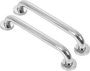 Amazon.com: XXSLY Grab Bars handrail 2 Pack 16Inch Shower Grab Bar, Steel Handle,Shower Black ...