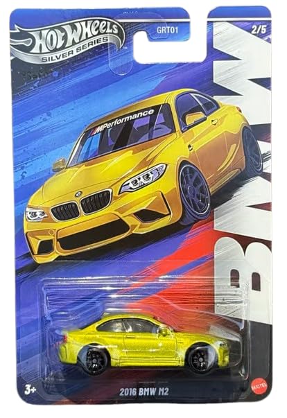 Hot Wheels Silver Series 2016 BMW M2 [Yellow], 2/5, 1:64 Scale Diecast ...