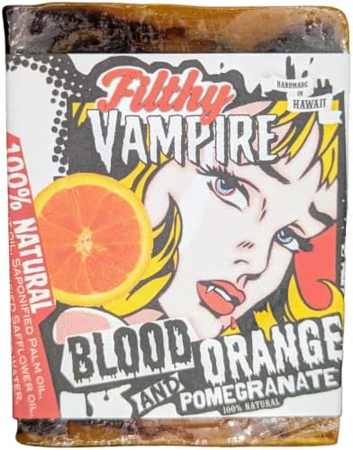 Filthy Vampire Blood Orange BAR SOAP Orange Pomegranate Turmeric ...