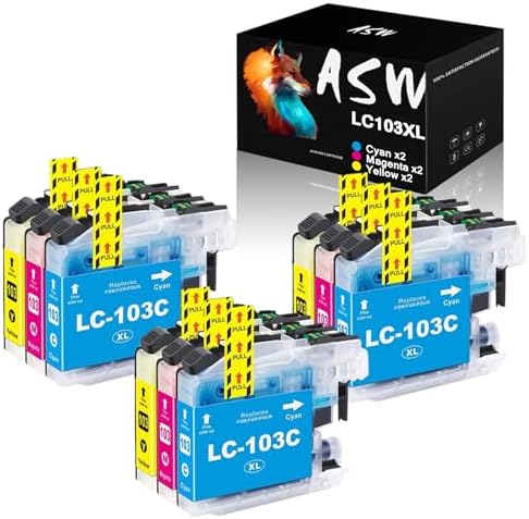 Amazon.com: HI-VISION HI-YIELDS 9 Pack Compatible LC-103XL Ink Cartridges Replacement for ...