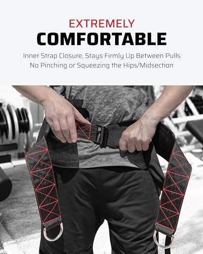 THEFITGUY Belt for Pulling, Strength Training, Adjustable Closure, 2 ...