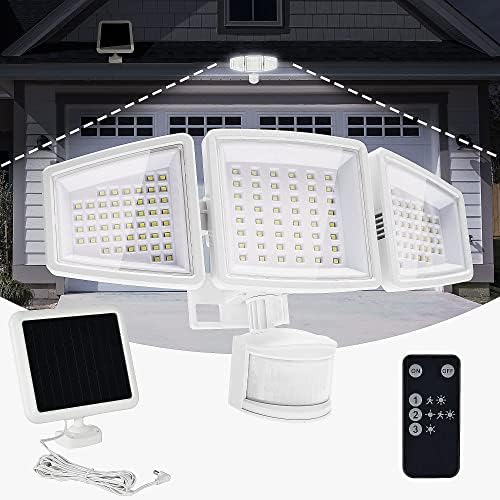 Onforu 65W LED Security Lights Motion Sensor Light Outdoor Remote ...