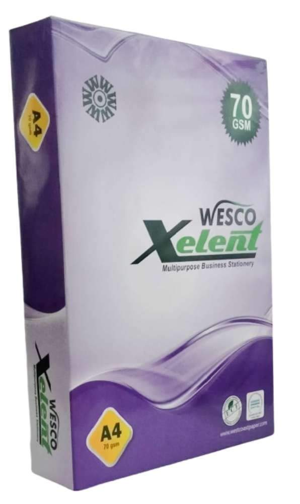 Wesco Xelent A4 Copier Paper,70 GSM, 1 Ream (500 SHEETS) : Amazon.in ...
