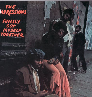 THE IMPRESSIONS, Ralph Johnson, Reggie Torian, Sam Gooden, Fred Cash ...