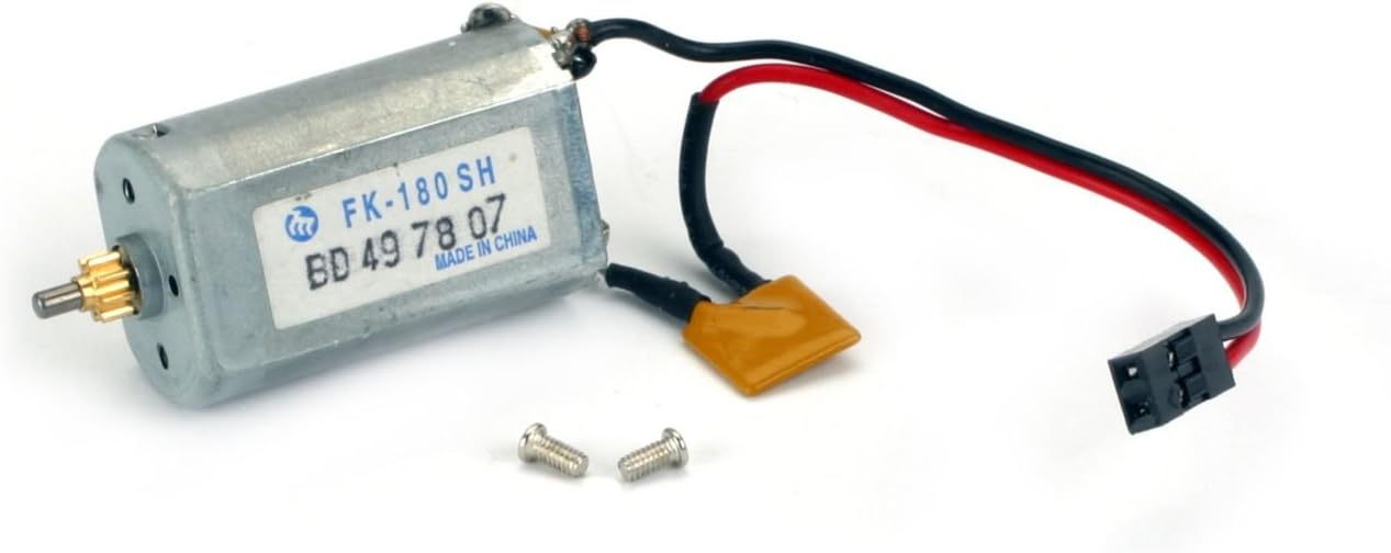 Amazon.com: 180 Motor w/8T 0.5M Pinion & Fuse, Left: BCX/2/3 : Toys & Games