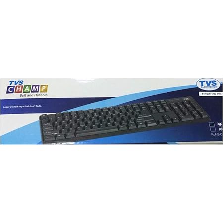 Amazon.in: Buy Tvs Champ USB, Wired Keyboard (Multicolour) Online at ...