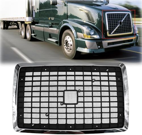 Amazon.com: Front Chrome Grill Fit for 2004-2017 Volvo VNL Semi Trucks ...