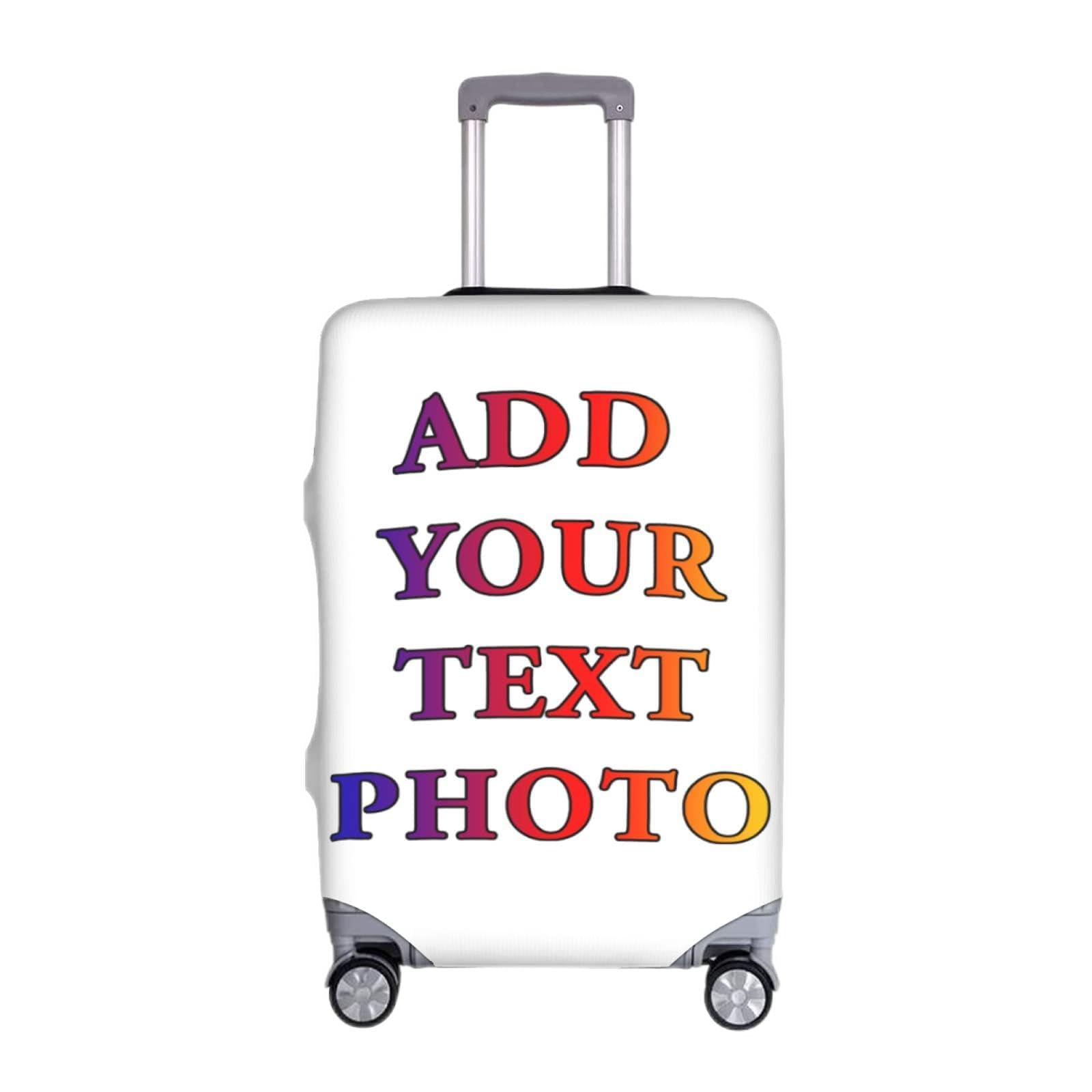 Amazon.com | Custom Luggage Cover Design Your Own Luggage Covers For ...