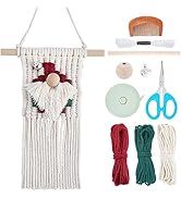 Amazon.com: INFUNLY 3Set Macrame Christmas Tree Ornaments Kit Christmas ...