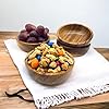 Amazon.com: WRIGHTMART Acacia Wood Small Round Bowls, Set of 4 ...