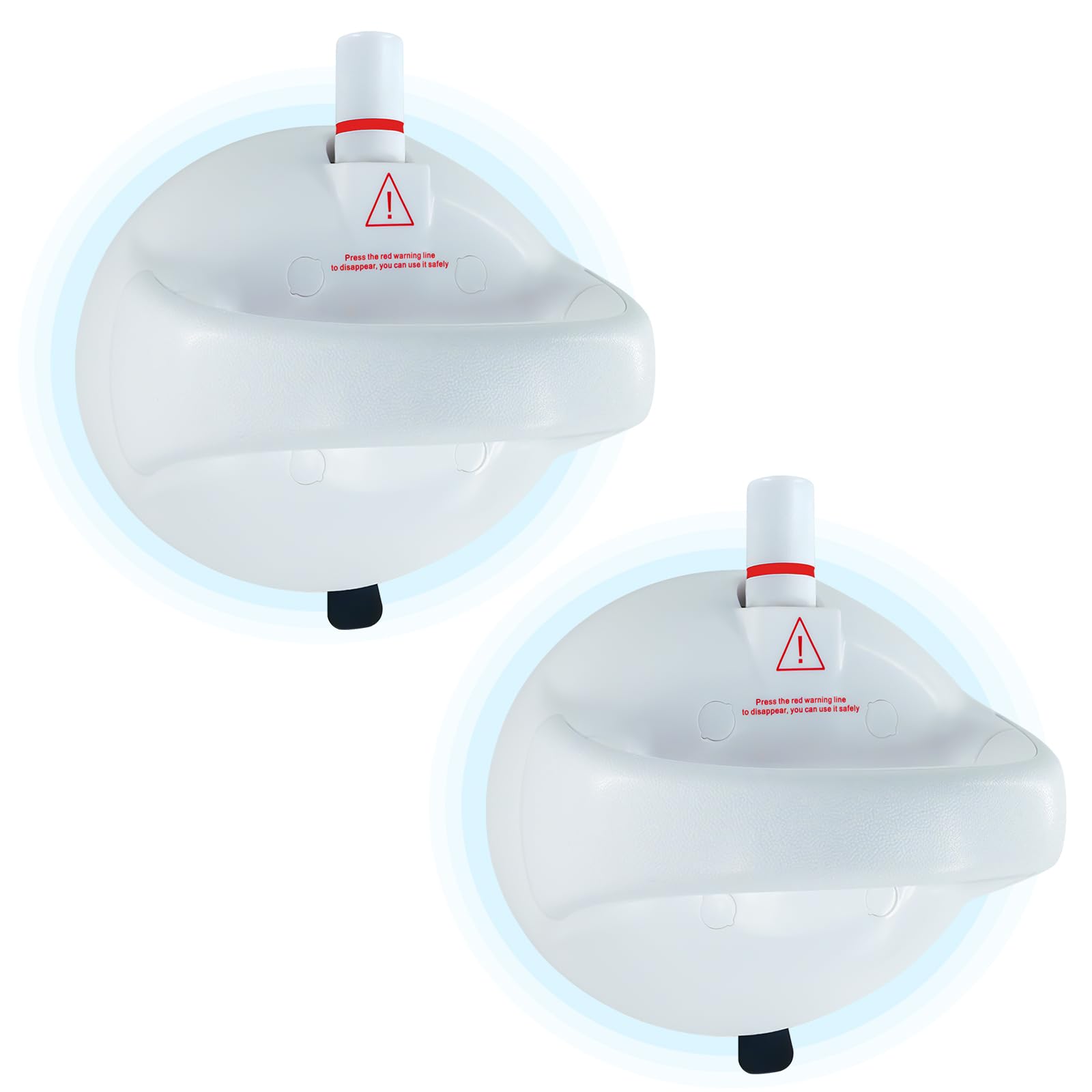 Amazon.com: YYDENTOOL 2 Pack Upgraded Suction Grab Bars for Showers and ...