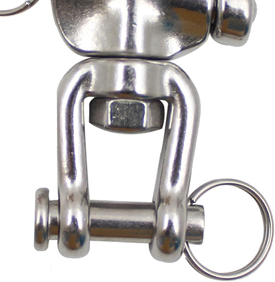QQEE 2 Pieces Stainless Steel Snap Shackles, Snap Sailing Shackle ...