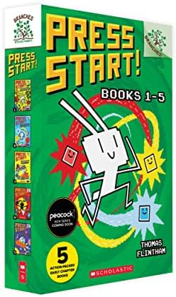 Amazon.com: Press Start!, Books 1-5: A Branches Box Set: 9781338830705 ...