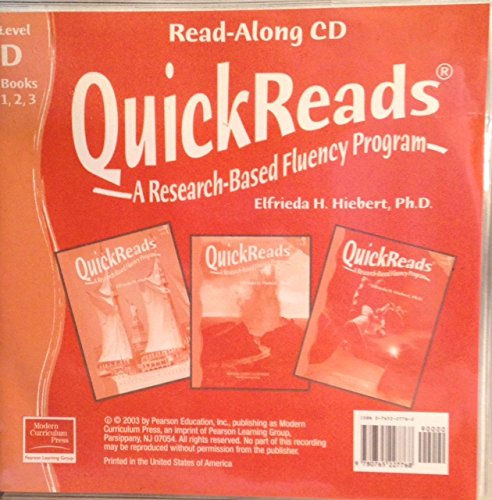 Amazon.com: Modern Curriculum Press Quickreads Level D 3 CDs 2003c: 9780765227768: Books