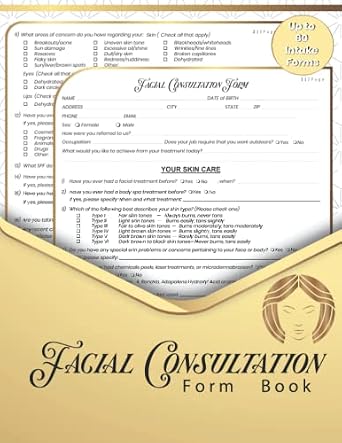 Facial Consultation Form Book: | 50 Client Intake Forms ( Beauty Salon ...