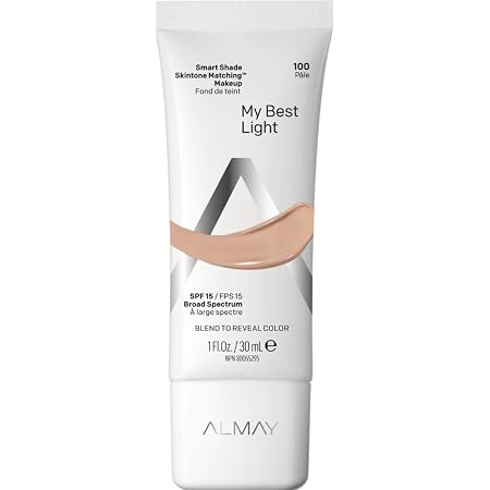 Amazon.com : Almay Anti-Aging Foundation, Smart Shade Face Makeup ...