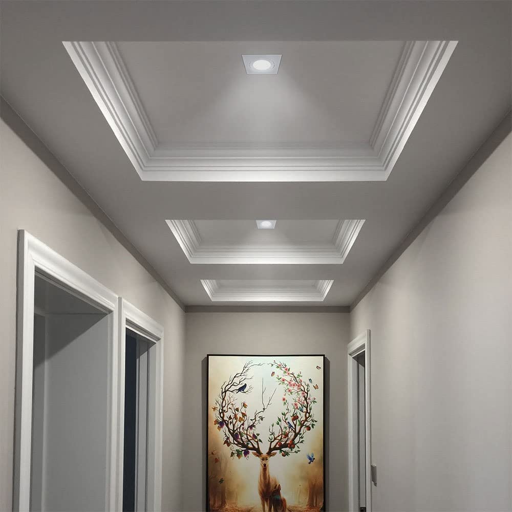 Angled Recessed Ceiling Lights Lotus LRG3 5CCT 4RSL BK 4" Sloped Round