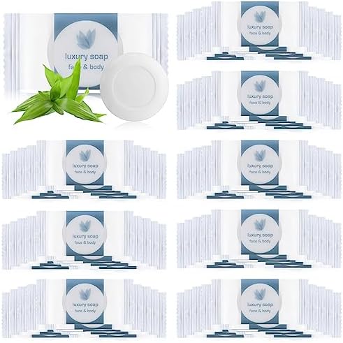 Amazon.com : Kacctyen 0.35oz Mini Bar Soap Bulk Travel Soap ...