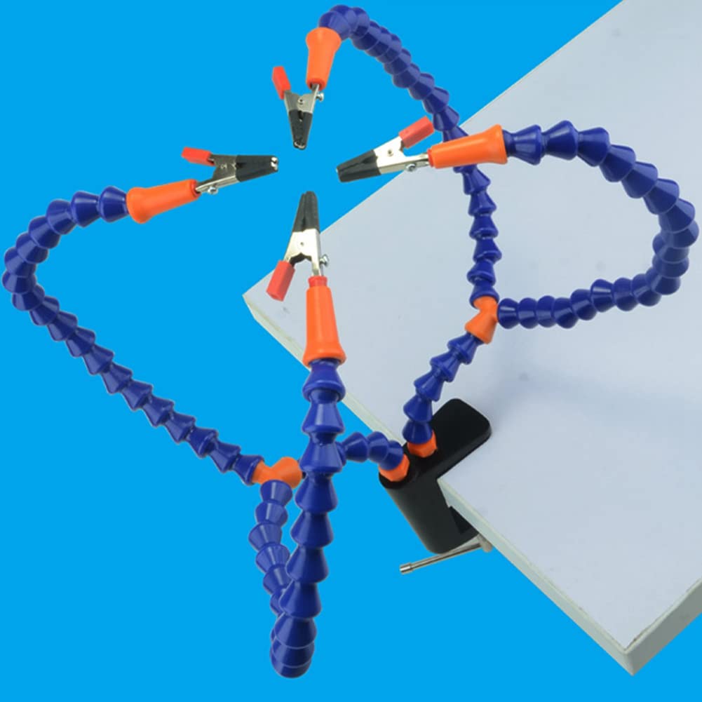 Snapklik.com : 4 Pcs Flexible Arm Helping Hands Third Hand Soldering ...