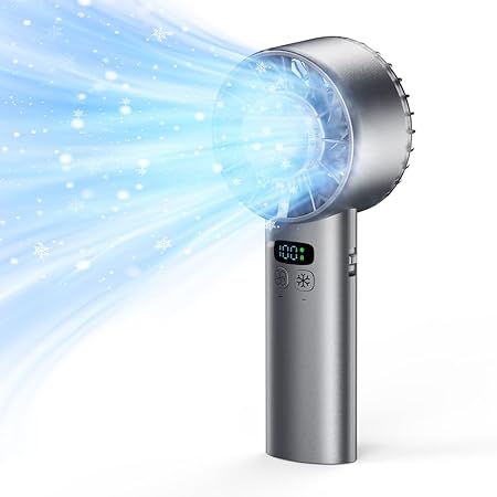 Amazon.com: TONTRU Portable Handheld Fan with Ice Cooling Mode, 5200mAh ...