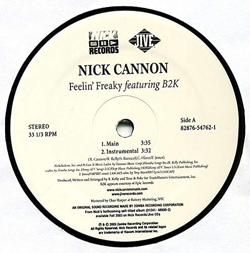 Nick Cannon featuring B2K - Feelin' Freaky [Vinyl] - Amazon.com Music