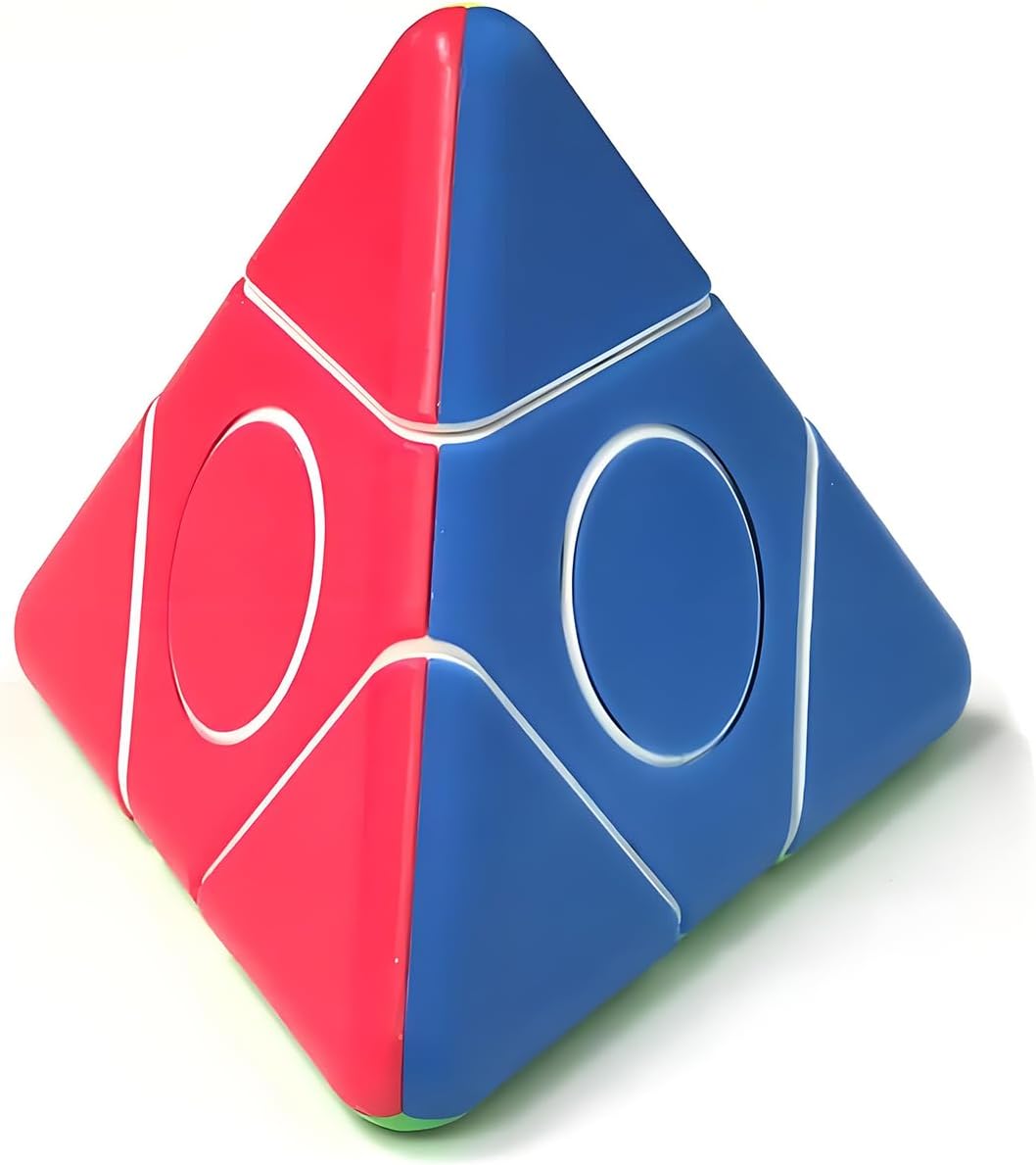 Amazon.com: SUN-WAY 2x2 Pyramid Speed Cube Stickerless 2x2 Pyraminx ...