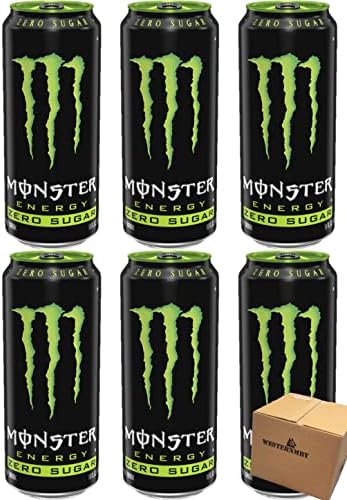Amazon.com : Monster Original Energy Zero Sugar Cans, 16 fl oz, 6 Cans ...