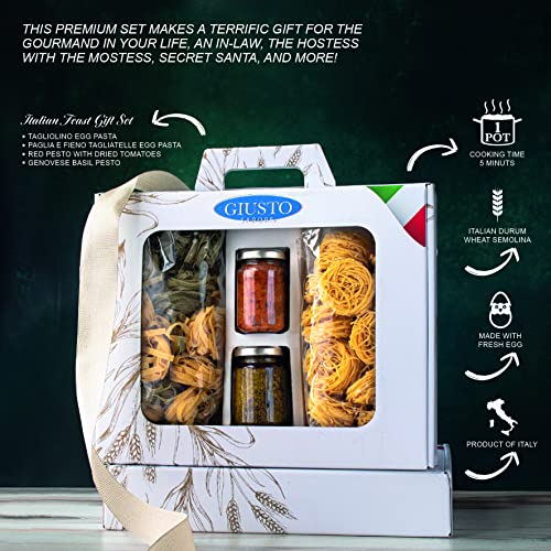 Giusto Sapore Pasta Gift Set - Imported From Italy - Perfect For The ...