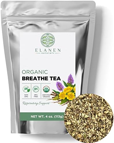 Amazon.com : Organic Breathe Tea 4 oz. (113g), USDA Certified Organic Lung Tea, Bronchial ...