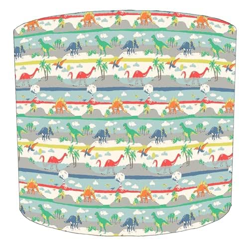 Cath Kidston Dino Stripe Drum Lampshade in 3 Sizes For Ceiling Light ...