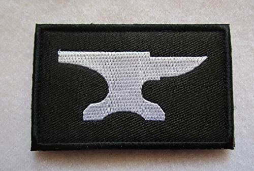 Amazon.com: Blacksmith Anvil 3D Tactical Patch Military Embroidered ...