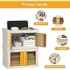 Amazon.com: HAIXIN Desk Organizer Small Plastic Containers with Lid ...