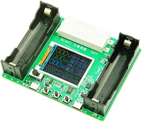 QUKAN 18650 Lithium Battery Capacity Tester 1.77inch Display Internal ...