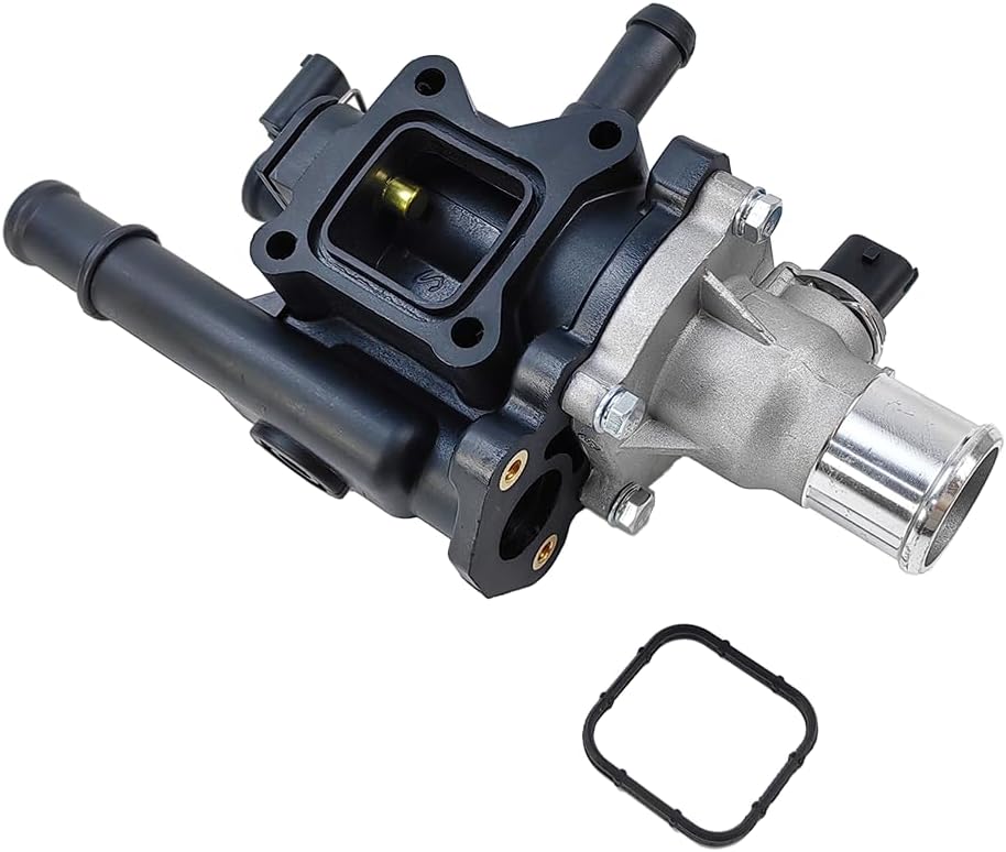 Amazon.com: Engine Coolant Thermostat Housing Assembly w/Sensor | Fit ...