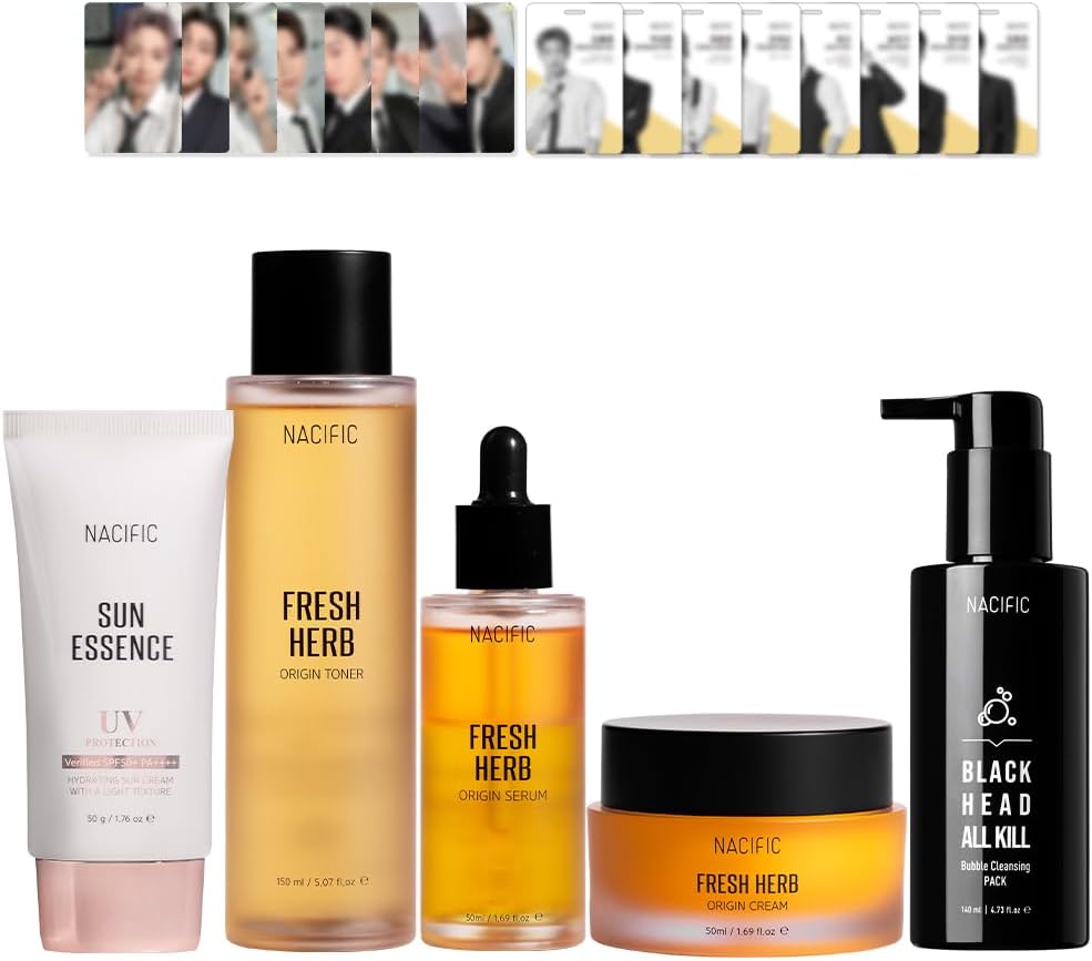Amazon.com: Nacific x Stray Kids Pink AHA BHA Kit ( Cleansing Foam ...