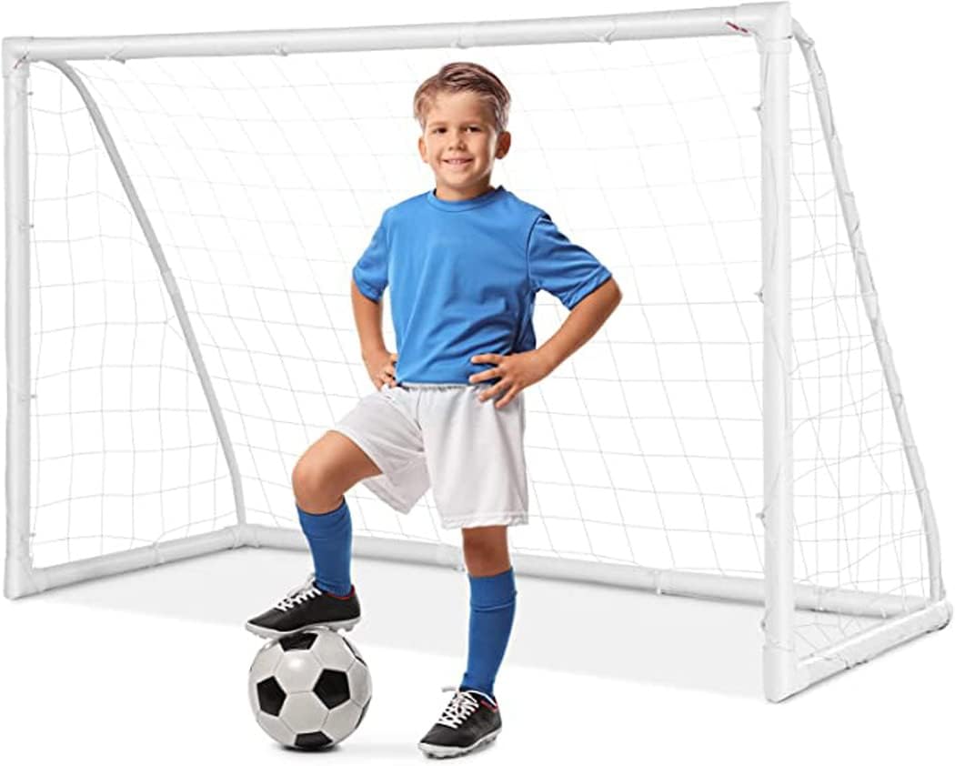 ND Football Goal PVC for Garden Outdoor Backyard Home Weatherproof (8FT ...