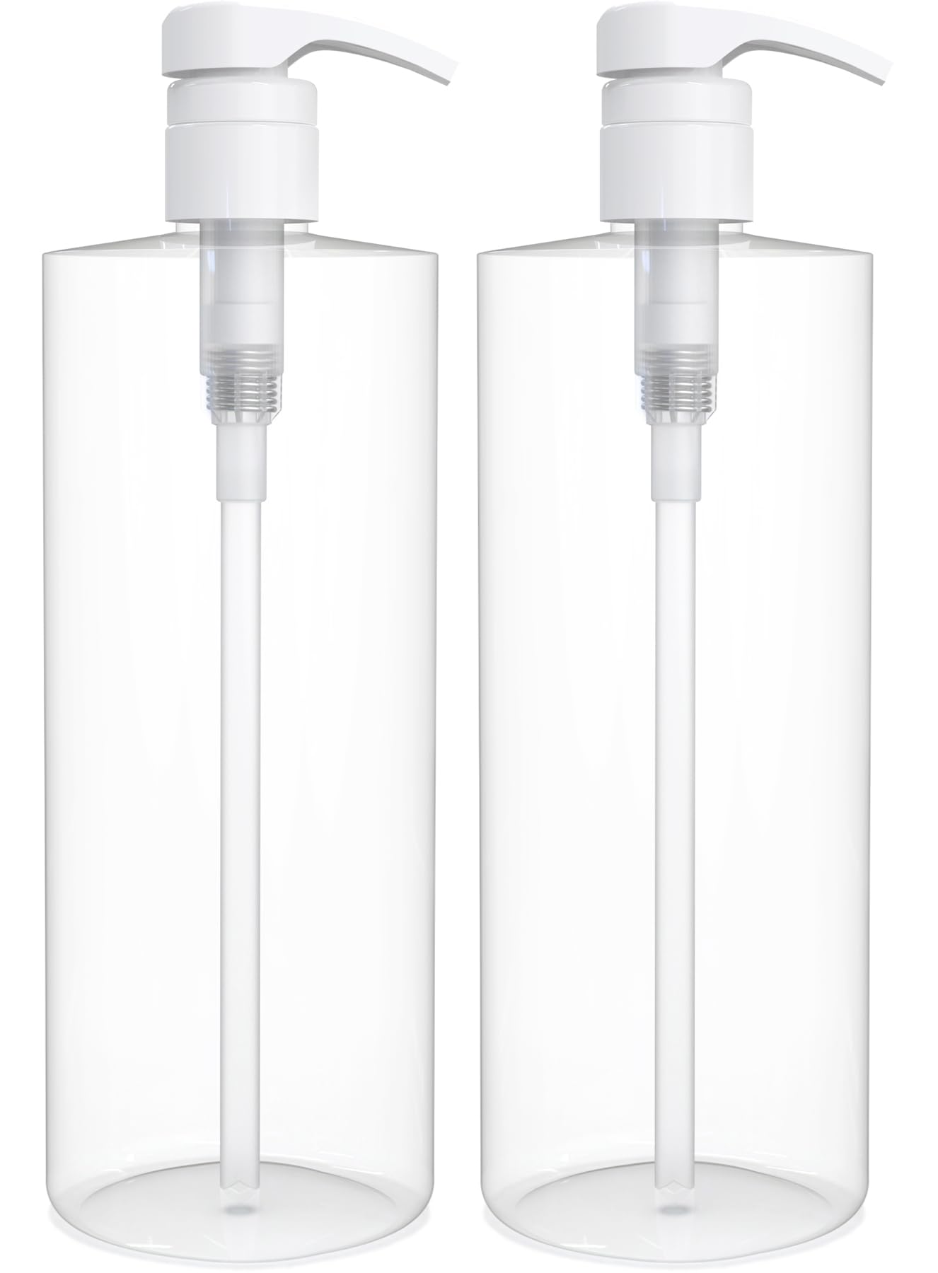 BRIGHTFROM Empty Shampoo Pump Bottles, 32 OZ / 1 Liter, BPA-Free ...