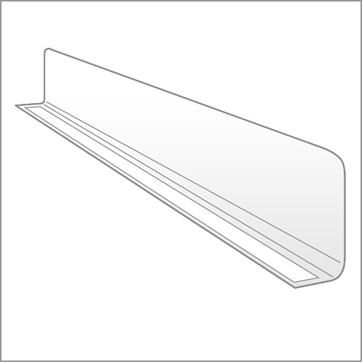 Amazon.com: Clip Strip Shelf Dividers for Retail Stores - Lightweight ...
