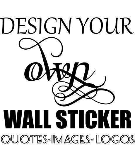Personalised Wall Sticker Custom Stickers Vinyl Decal Design your Own ...
