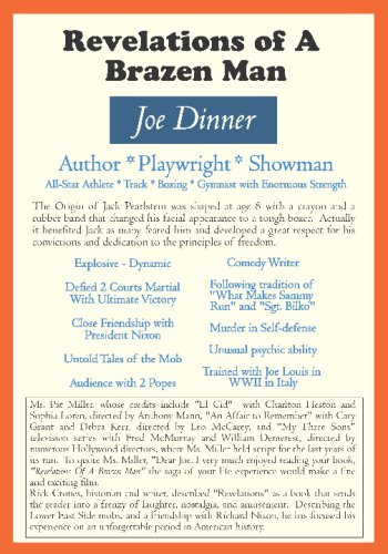 Revelations of a Brazen Man: Dinner, Joe: 9781419679360: Amazon.com: Books