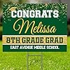 Amazon.com : Personalized Middle School Grade Graduation Class Of 2025 ...