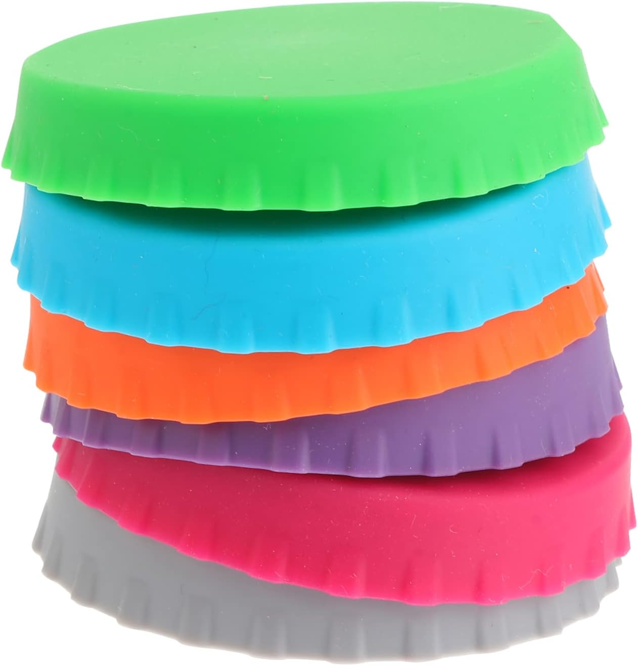 Amazon｜KJHBV 6個 缶詰のふた ペール缶 蓋 飲料缶プロテクター ボトルのシーリングキャップ コーヒーニューニュー み物は蓋をするが シリコンワインストッパー 缶トッパー 保存缶 ...